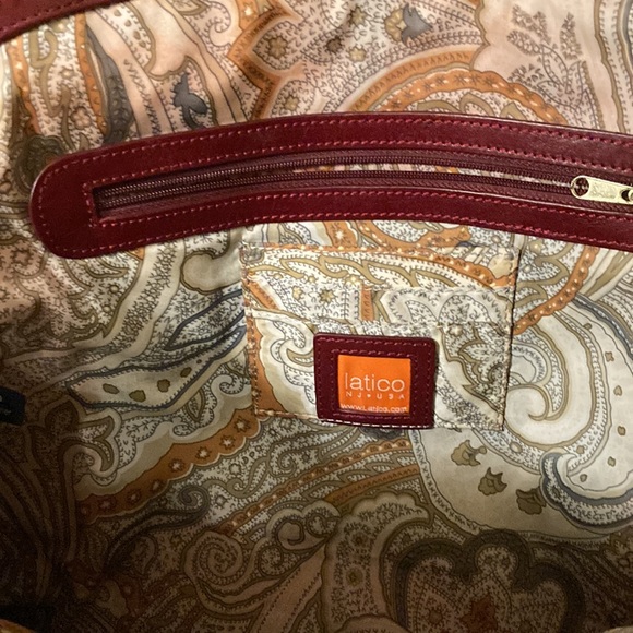 latico | Bags | Latico Made In New Jersey Usa Beautiful Burgundy ...